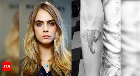 Lion Finger Tattoo Cara Delevingne