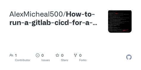 Github Alexmicheal500how To Run A Gitlab Cicd For A Dockerized Wordpress Website