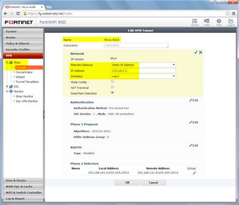 Ipsec Site To Site Vpn Fortigate Cisco Asa