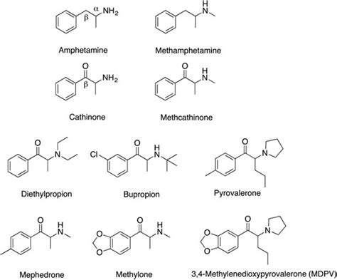 Chemical Structures Of Synthetic Cathinones Synthetic Cathinones Are
