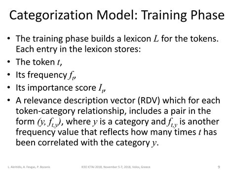 Effective Products Categorization With Importance Scores And Morphological Analysis Of The
