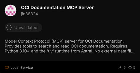 oci documentation mcp server mcp s · lobehub