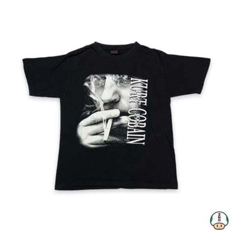 Vintage Y K Nirvana Kurt Cobain Double Sided Bootleg Gem