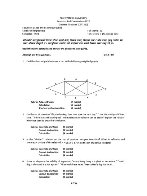 Csit3 Rd Discrete Structures Pdf Logic Metalogic