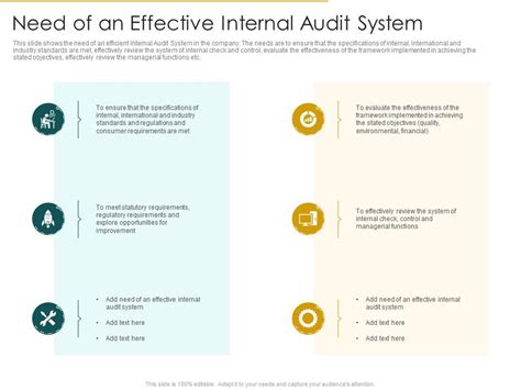 Need Of An Effective Internal Audit System Internal Audit Assess The