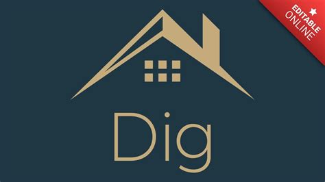 Dig Home Logo Text Effect Generator