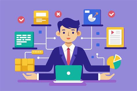 A Professional Is Engaged In Analyzing Data Through Flowcharts On A