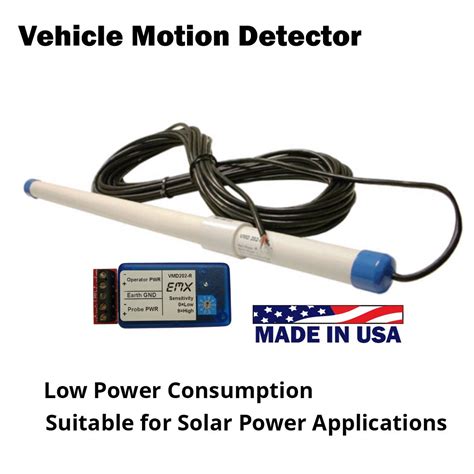 Vehicle Motion Detector For Gate Automation Suitable For Solar Power