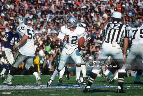 Ken Stabler Of The Oakland Raiders Drops Back To Pass Against The