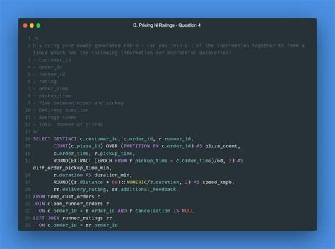 Nandish P On Linkedin Sql Postgresql Sqlchallenge 8weeksqlchallenge Datawithdanny
