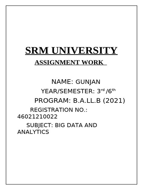 Big Data Assignment Pdf Big Data Apache Hadoop Big Data Assignment Pdf Big Data Apache Hadoop