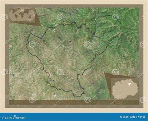 Probistip Macedonia High Res Satellite Capital Stock Illustration