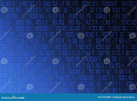 Technology Binary Background Stock Illustration Illustration Of Digital Matrix 62722280