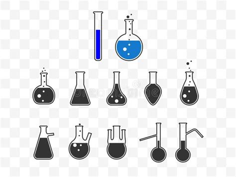 Flask Laboratory Icon Vector Illustration Flat Design Stock Vector Illustration Of