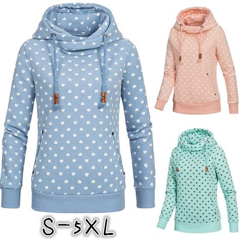 S 5xl 가을 겨울 그린 캐주얼 여성 후드 하트 프린트 핑크 스웨터 긴 소매 소녀 풀오버 후드 여성 두꺼운 코트후드티