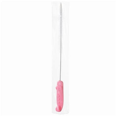 Reusable Extra Long Straw Cleaner Brush Dense Nylon Bristles