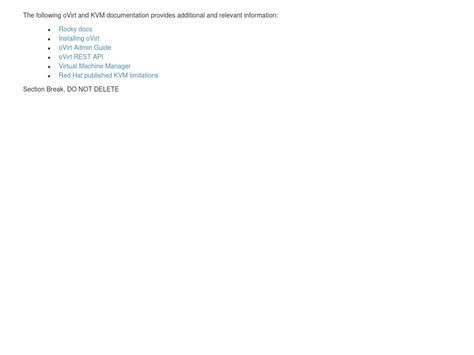 ovirt and kvm documentation using dell powerflex with linux kvm dell technologies info hub
