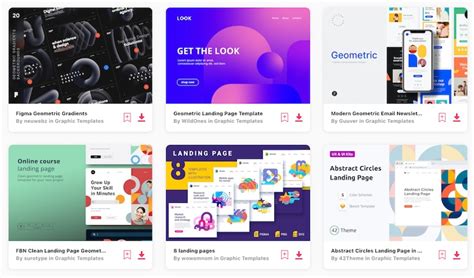10 Figma Templates With Geometric Designs Envato Tuts