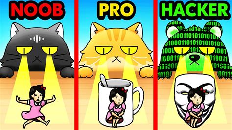 NOOB Vs PRO Vs HACKER CAT ESCAPE YouTube