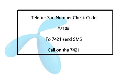 How To Check Telenor Sim Number Telenor Number Check Code