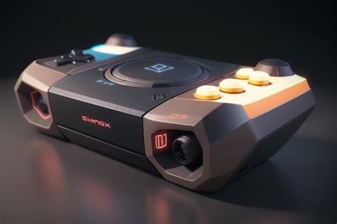 Premium AI Image Game Console Console Device 3D Rendering Model