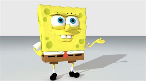 Spongebob Rigged And Animated 3d Model Turbosquid 2336998