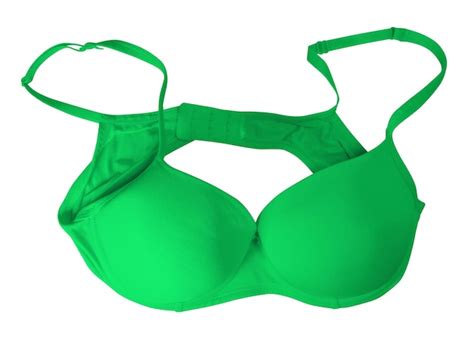 Premium Photo Brassiere Isolated Green