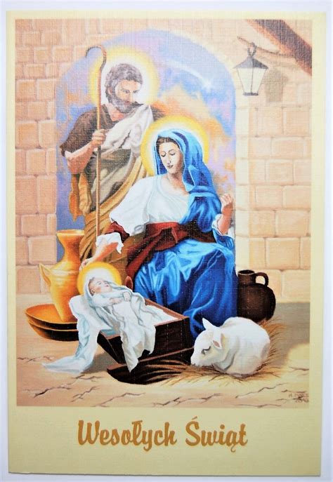 Kartka Wi Teczna Amun Wi Ta Rodzina Stajenka Oficjalne Archiwum Allegro