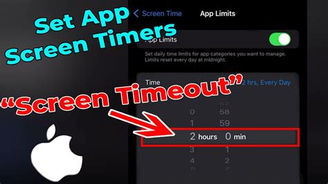 How To Set App Screen Time Limits On Iphone Youtube