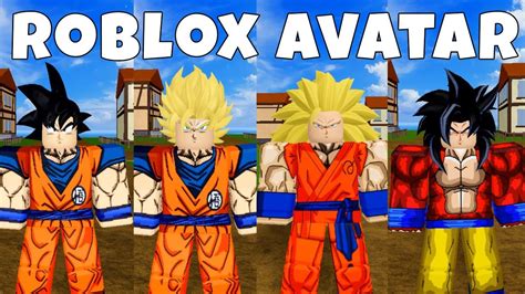 How To Make Super Saiyan Son Goku Avatar In Roblox Ssj2 Ssj3