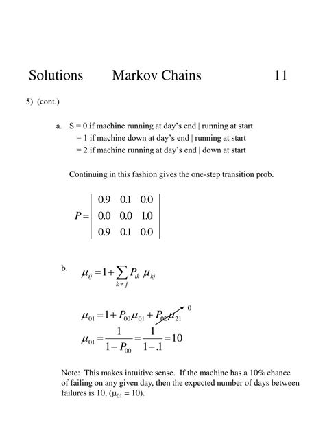 ppt solutions markov chains 2 powerpoint presentation free download