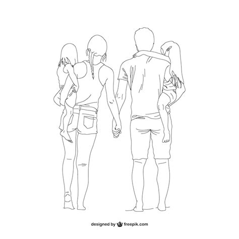 Szkic Chłopca Rodziną Zdjęcia Darmowe Pobieranie Na Freepik
