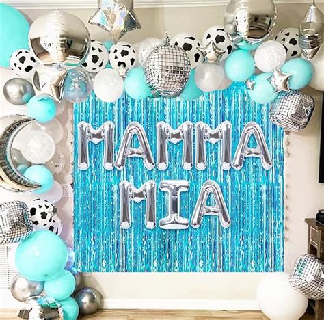 Jevenis Dancing Queen Bachelorette Party Decorations Mamma