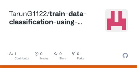 github tarung1122 train data classification using random forest