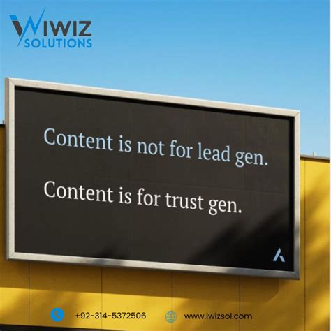 Iwiz Solutions On Linkedin Content Marketing Is Not Just For Leads Content Is How You Earn