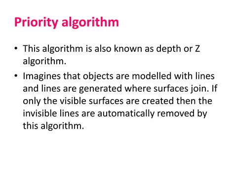 Hidden Line Removal Algorithm Pptx