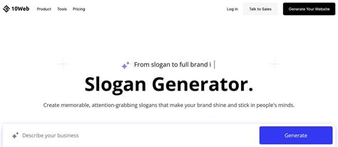Top 10 Free Slogan Generators For 2025 Create Memorable Taglines Easily