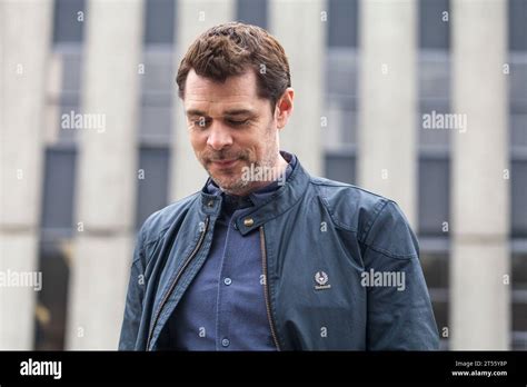 Actor Kenny Doughty During Filming In Darlington England Uk On The Police Tv Drama Series