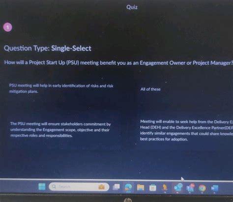 Quiz Question Type Single Select How Will A StudyX