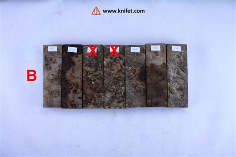 Exotic Wood Gofasa Block For Knife Handles