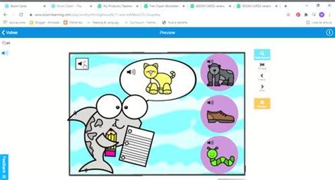 Boom Cards Verano Rimas Summer Digital Rhyming Words In Spanish