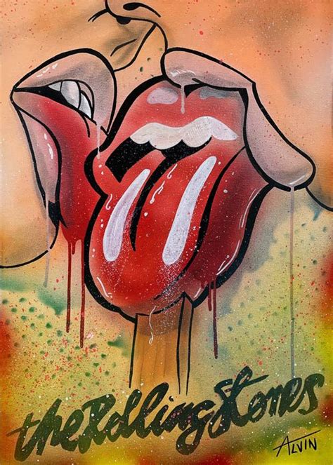 Alvin Silvrants Rolling Stones Girls Licking Lollypop Catawiki