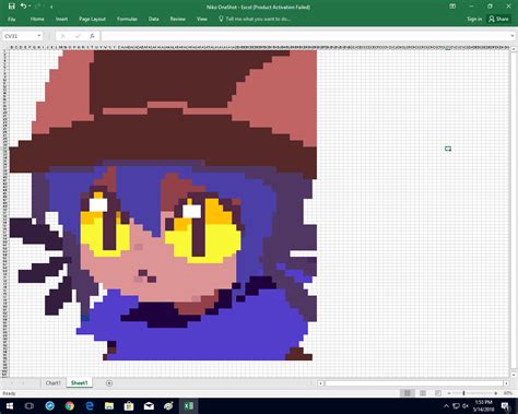 I Made Nikos Sprite In Excel Roneshot