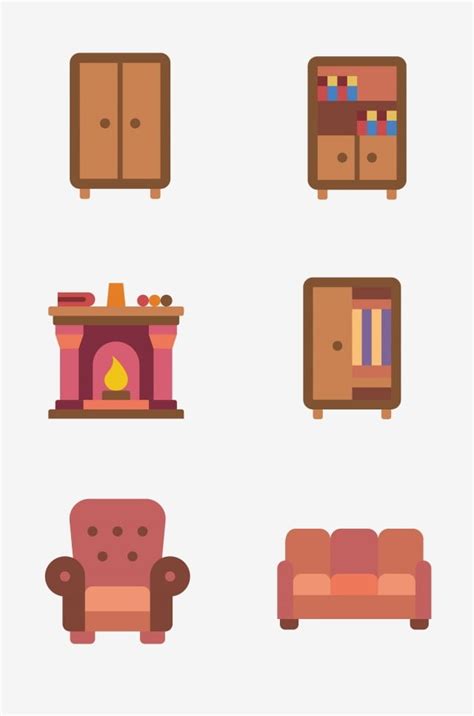 프로토 타입 가구 가구 옷장 가구 사랑 스럽다 아이콘 Png 일러스트 및 벡터 에 대한 무료 다운로드 Pngtree