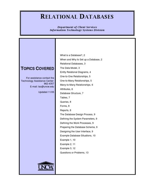 Relational Databases Pdf Relational Database Data Model