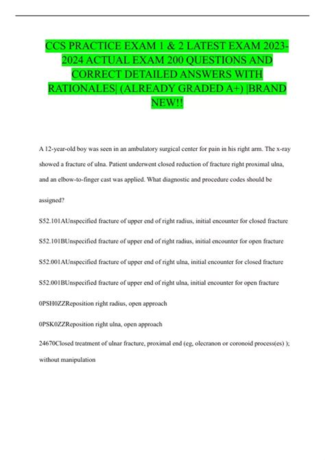 Ccs Practice Exam 1 And 2 Latest Exam Actual Exam 200 Questions And