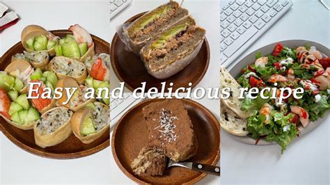 인생 최저 몸무게 찍게 만들어 준 다이어트 레시피치아씨드 티라미수유부초밥멕시칸 샐러드아보카도 샌드위치 Youtube