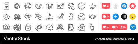 Chemistry Lab Cloud Computing And Empower Line Vector Image