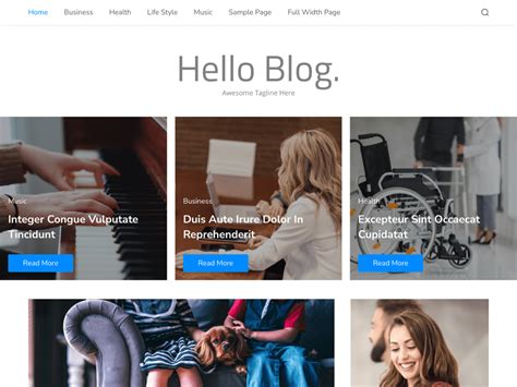 Hello Blog Preview WordPress Theme WordPress org 日本語