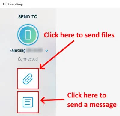 Share Files Between Phone And PC Using HP QuickDrop